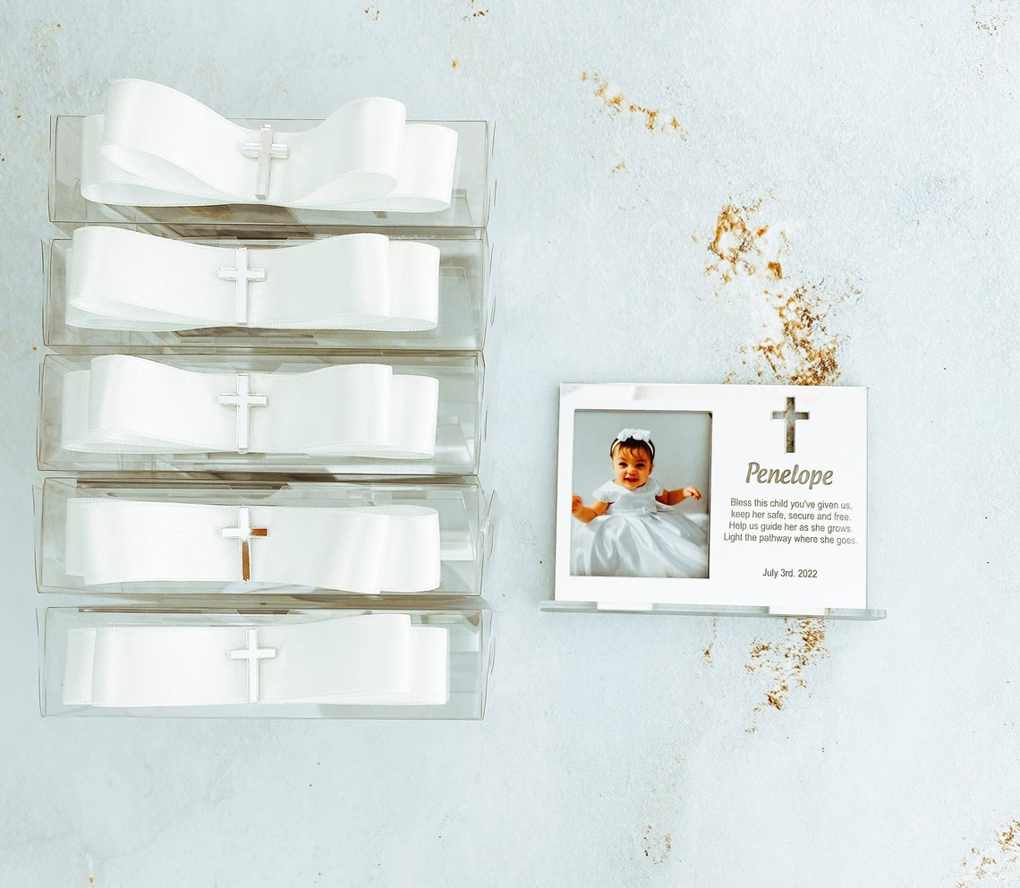 Baptism Favor Photo Frame First Holy Communion Favors - Etsy