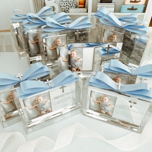 Baptism Favor Photo Frame - First Holy Communion Favors, Personalized ...
