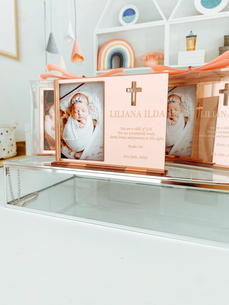 Baptism Favor Photo Frame First Holy Communion Favors - Etsy