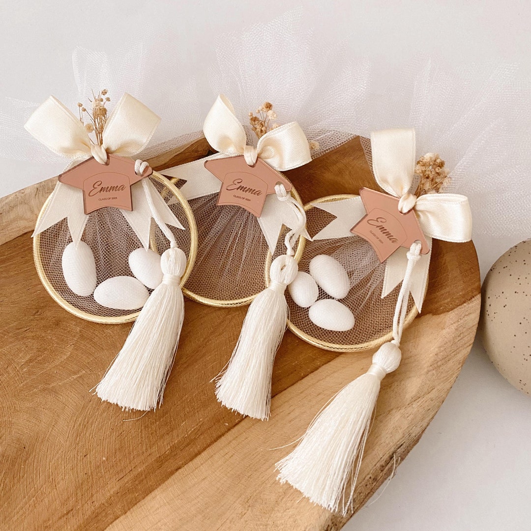 Graduation Party Favors for Guest, Unique Graduation Almond Candy Favor ...