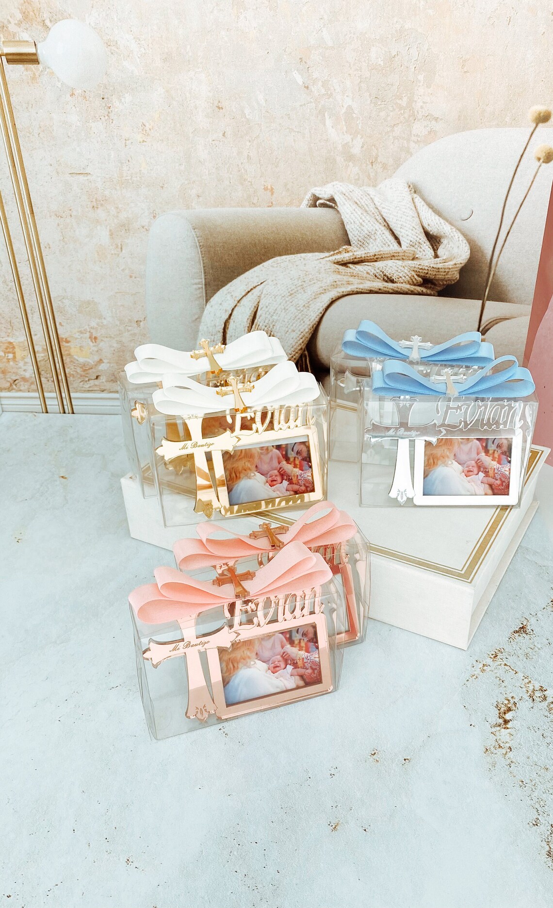 Baptism Gift Personalized Baptism Frame Favor Christening | Etsy