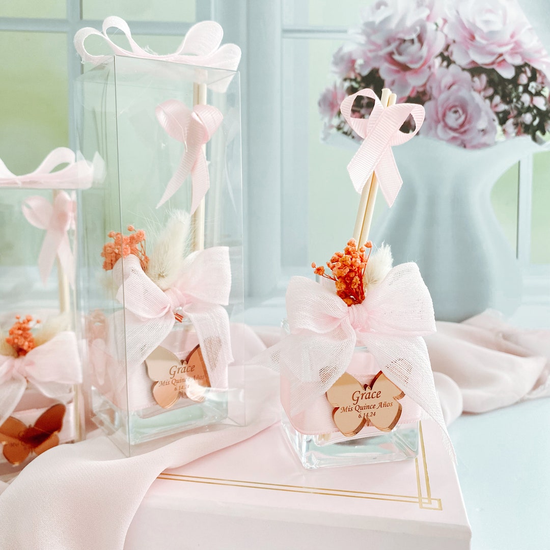 Reed Diffuser Mis Quince Años, Custom Birthday Favors Girl, Quinceañera Party Favors, Sweet 16 ...