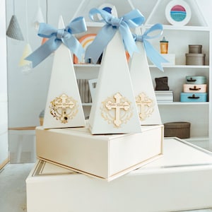 Baptism Favor Boxes, Personalized Baptism Gift Box, Candy Box, Baptism ...