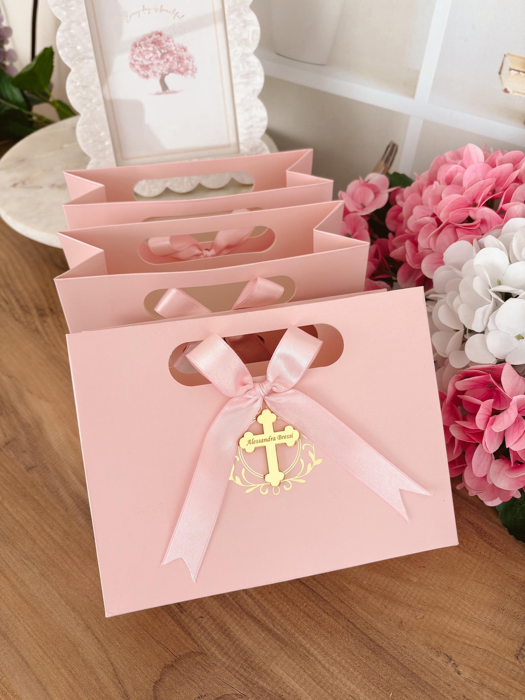 Personalized Baptism Gift Bags, Communion Gift Bags, Baptism Package ...