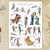 Sticker Sheet - MEDIEVAL KNIGHTS- Funny Whimsical Historical Stickers ...