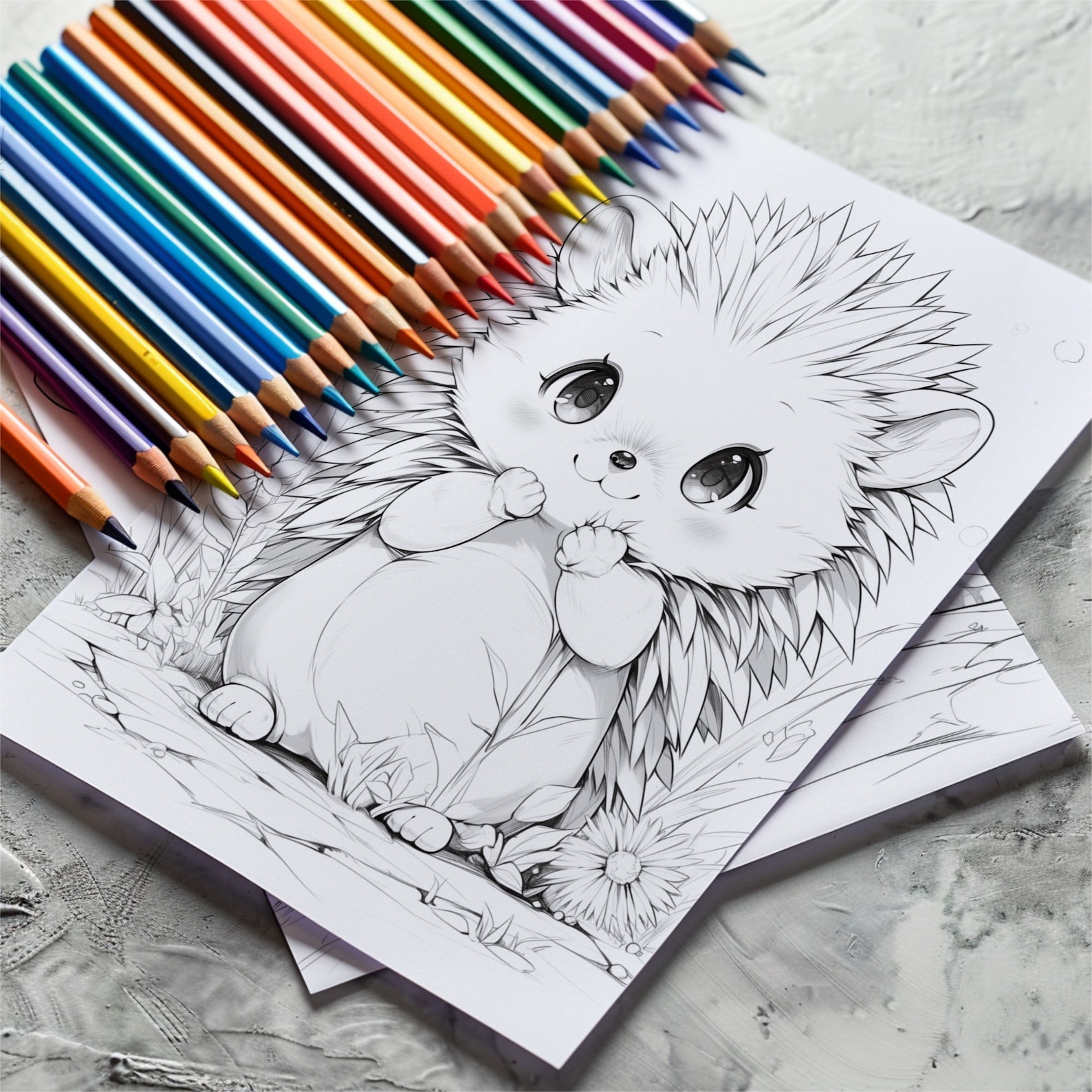44 Cute Animal Coloring Pages, Educational Kids & Adults Creativity ...