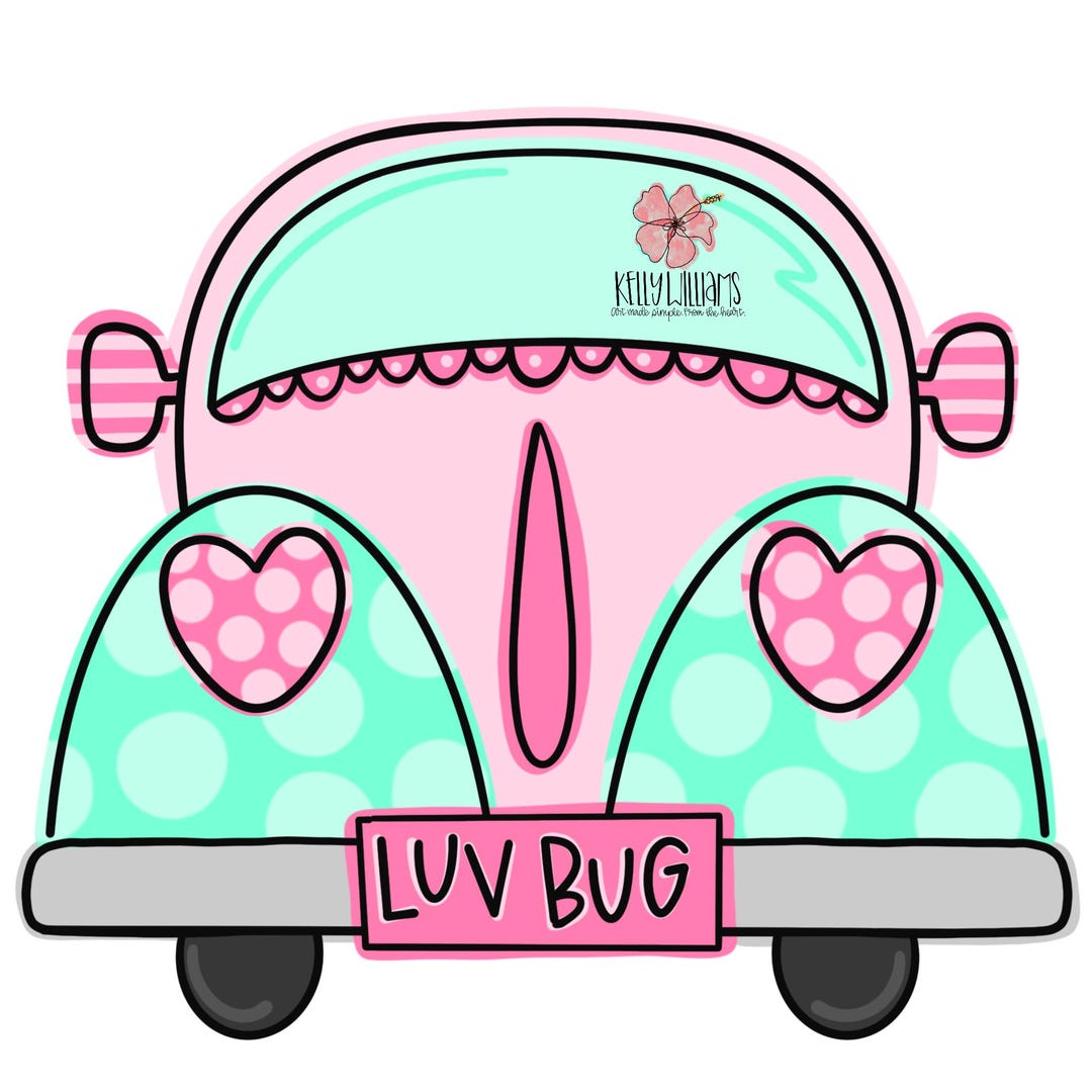 TEMPLATE : Valentine Love Bug Door Hanger Template - Etsy