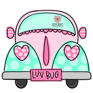 TEMPLATE : Valentine Love Bug Door Hanger Template - Etsy