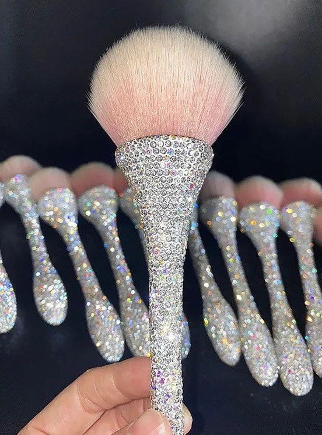 Makeup Brush,diamante Makeup Brushes,makeup,blusher,diamond Makeup ...