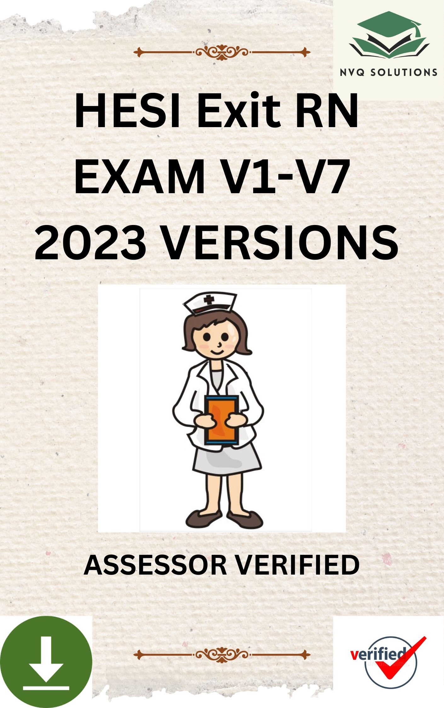 HESI Exit RN EXAM V1-V7 All 2024 Updated Versions - Etsy