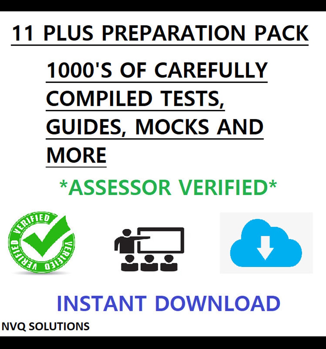 11 Plus Test Papers Package Large Bundle Pack - Etsy