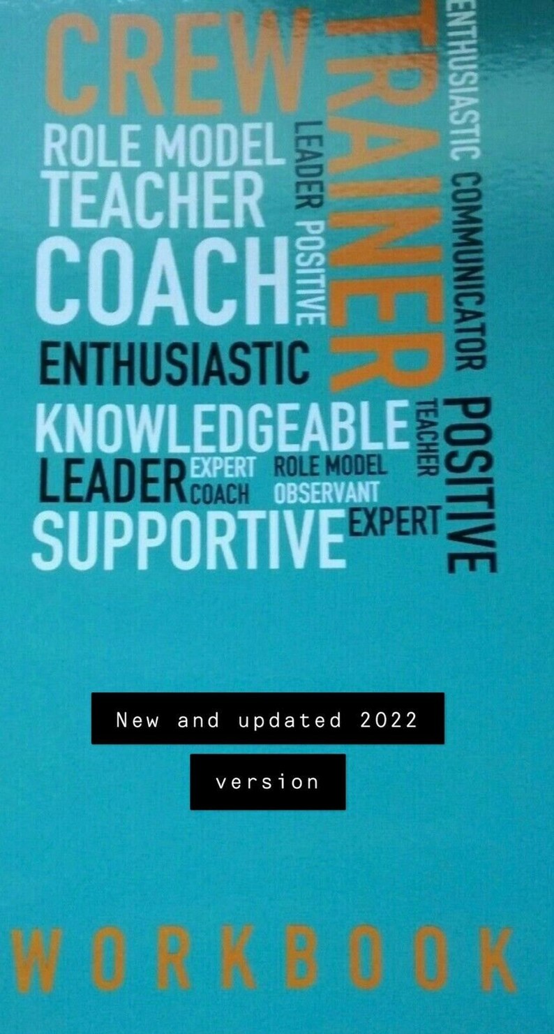 Mcdonalds Crew Trainer Workbook Answers - Etsy