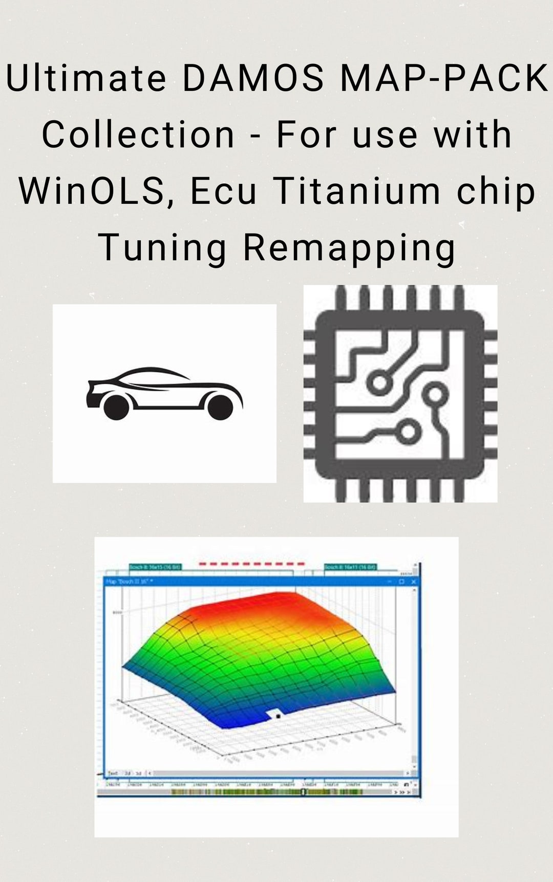 The Ultimate DAMOS MAP-PACK Collection for Use With Winols, Ecu ...