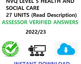 NVQ Level 5 Diploma Health and Safety ANSWERS - Etsy Australia