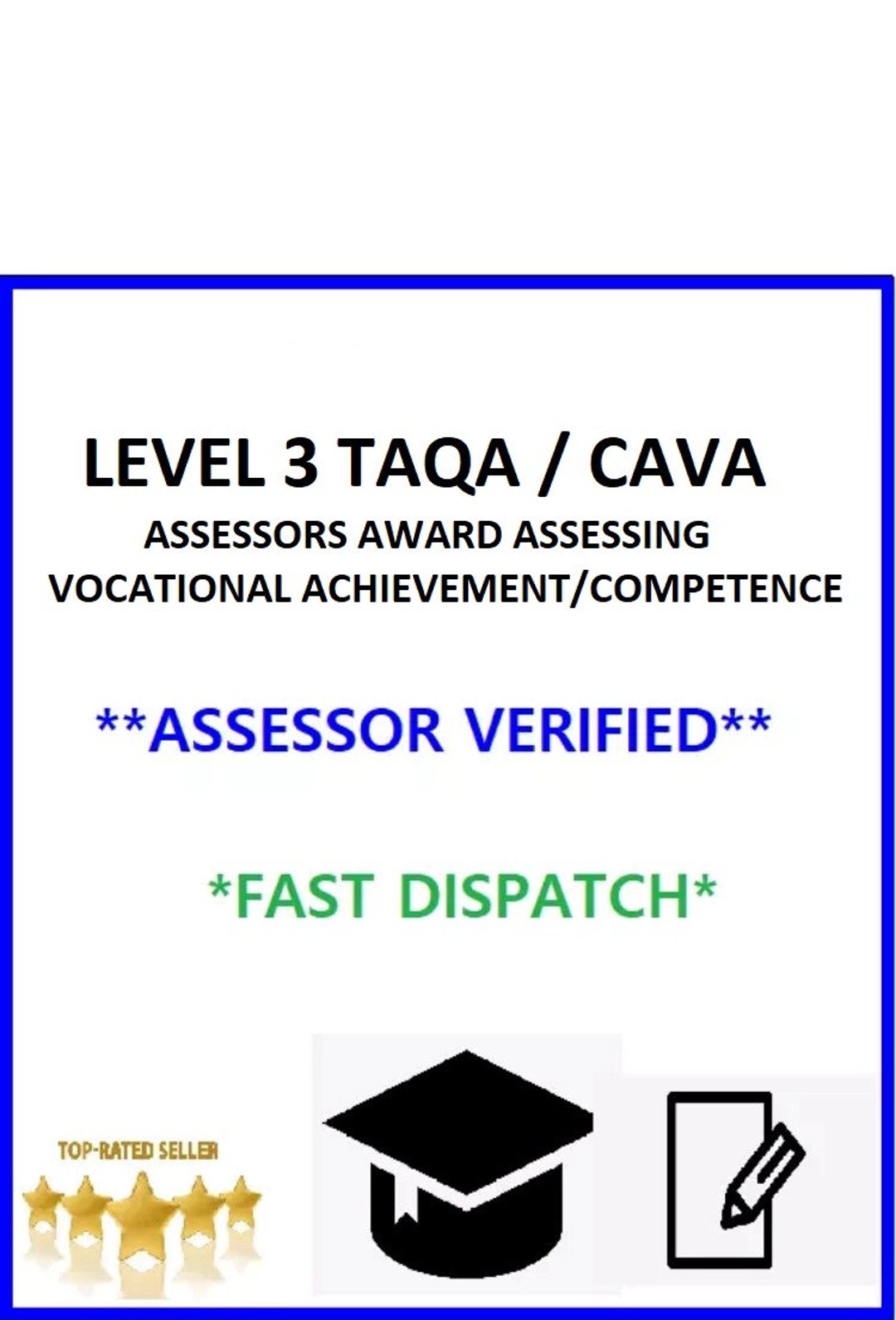 Cava Taqa Level 3 Assessor Qualification Assessor Verified Answers INSTANT DOWNLOAD - Etsy