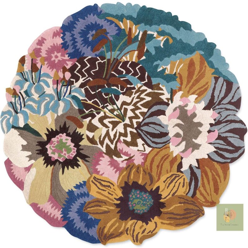 Floral Tufted Rug - Etsy