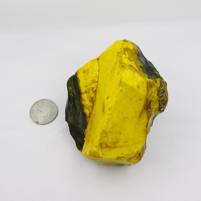 Yellow Topaz Rough 333-400 Ct Huge Size Certified Lab-created Loose ...