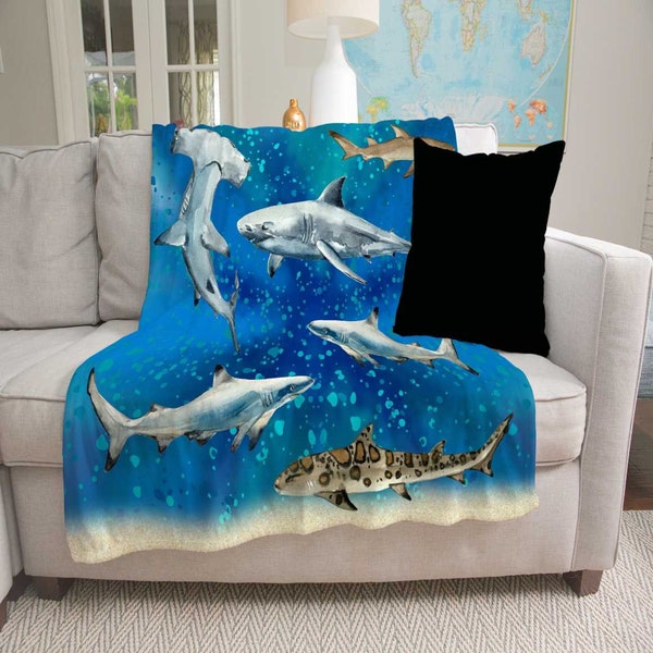 Shark Blanket - Etsy
