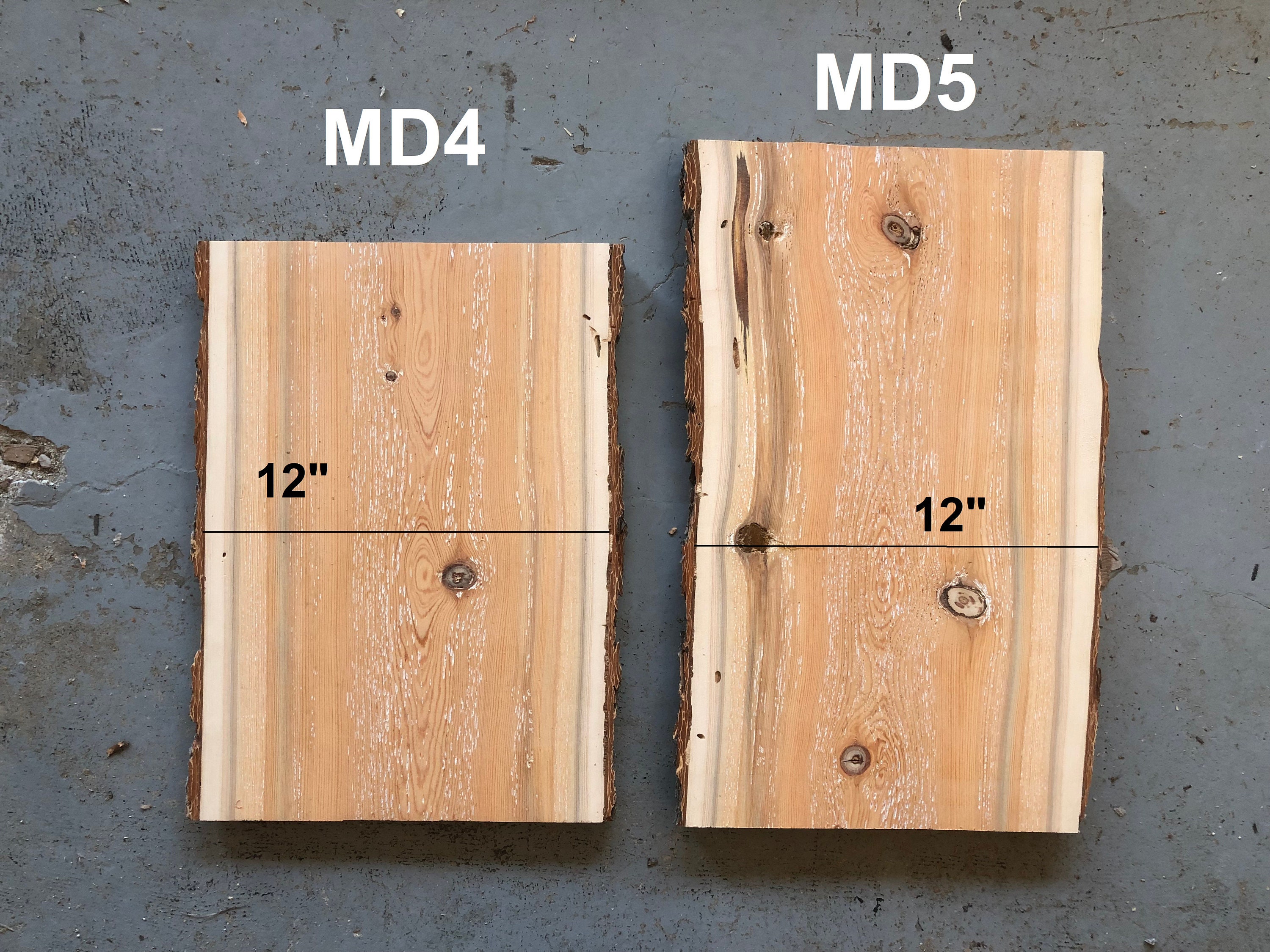 Douglas Fir Live Edge Mini Slabs - Etsy