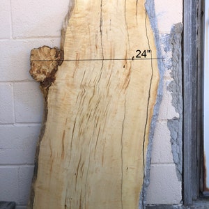Box Elder Live Edge Slabs, Light Colorful Patterns, Planed Flat ...