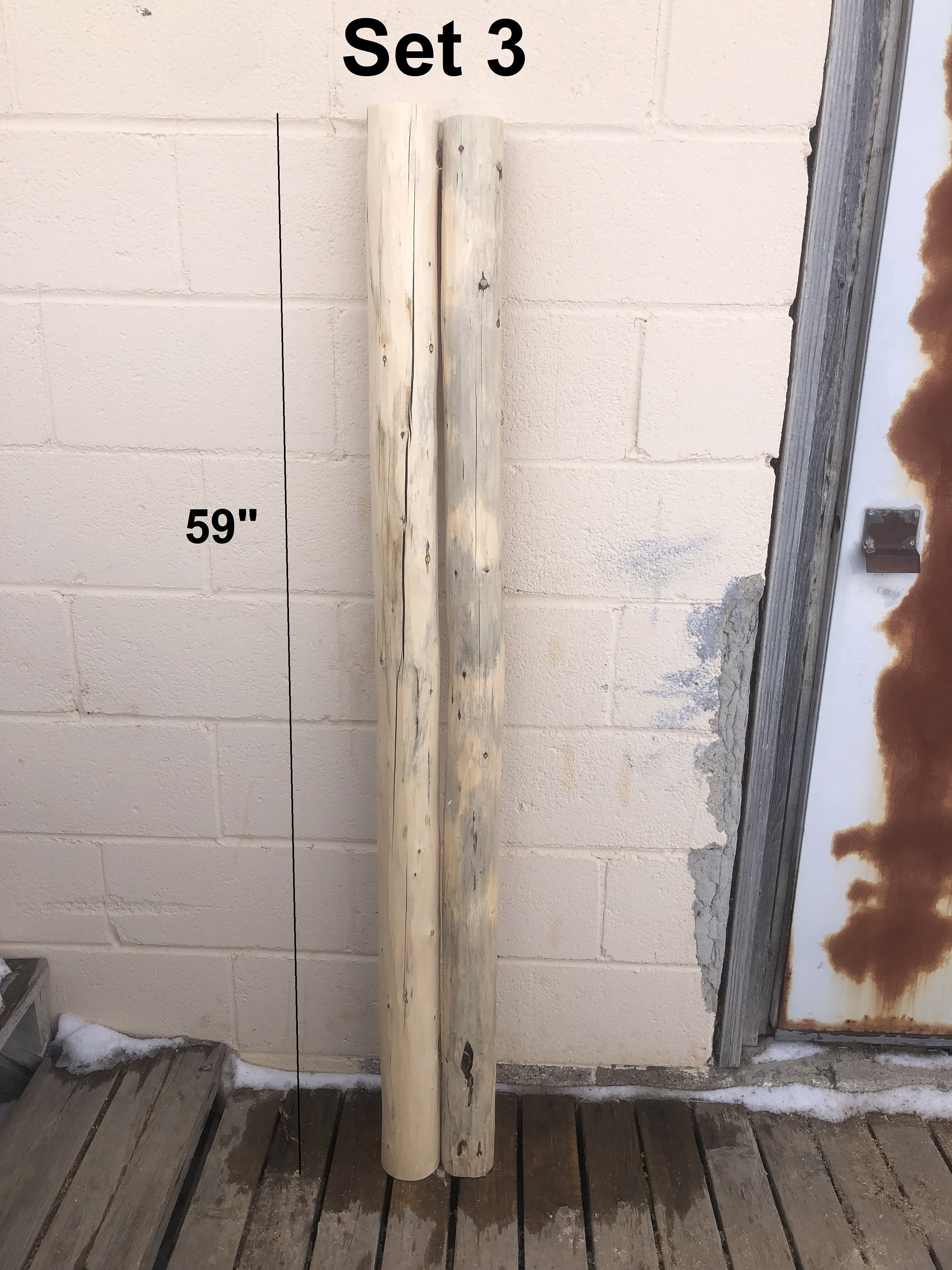 Hand-peeled Log Posts and Poles - Etsy