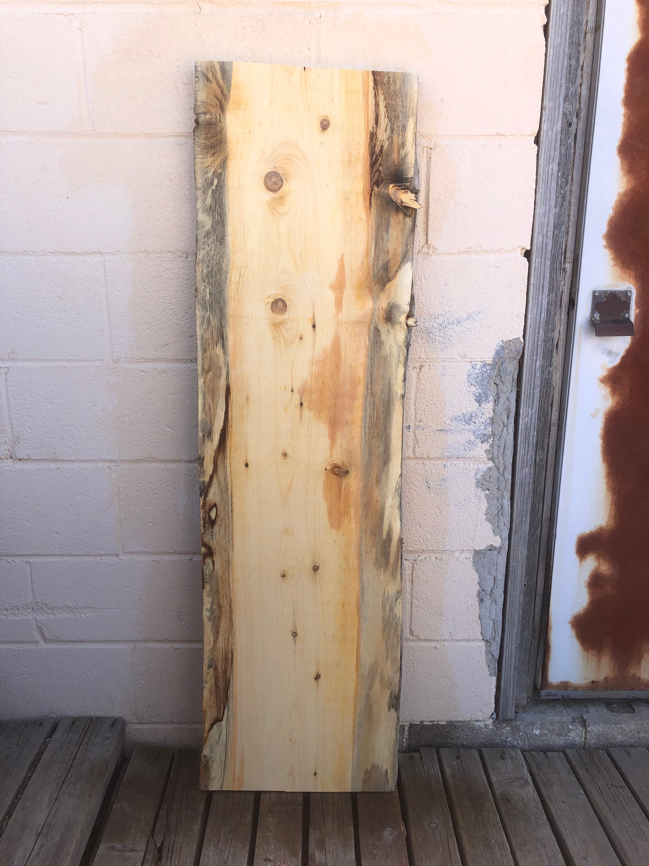 Blue Pine Slab, Spruce Live Edge Wood, Natural Colors, No Stains ...