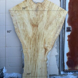 Box Elder Live Edge Slabs, Light Colorful Patterns, Planed Flat ...