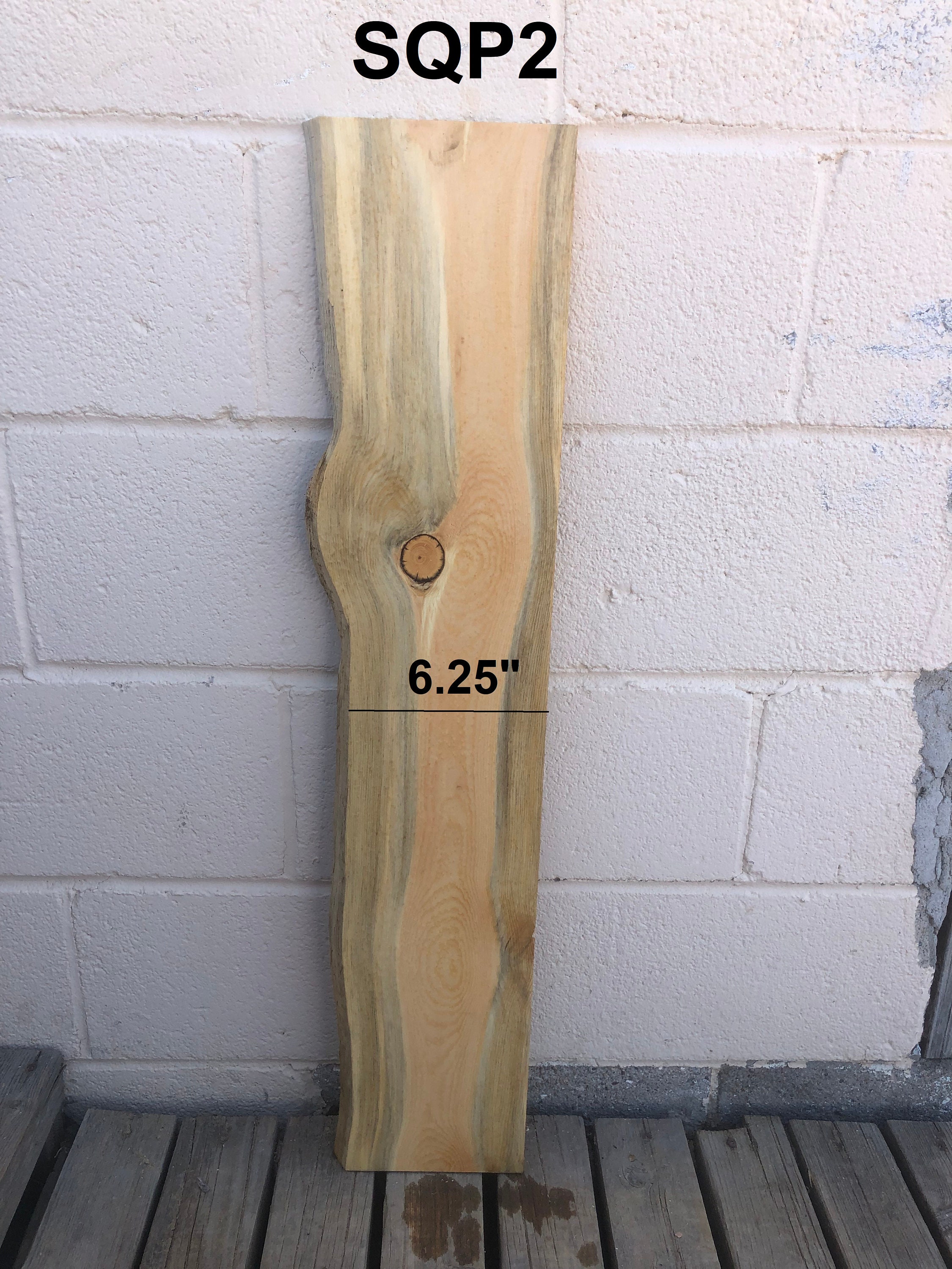 One Side Live Edge Blue Stain Pine - Etsy