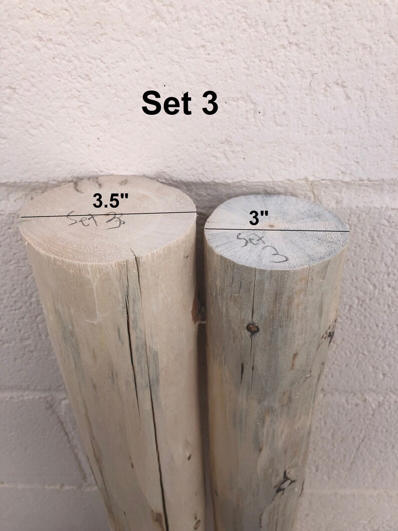 Hand-peeled Log Posts and Poles - Etsy