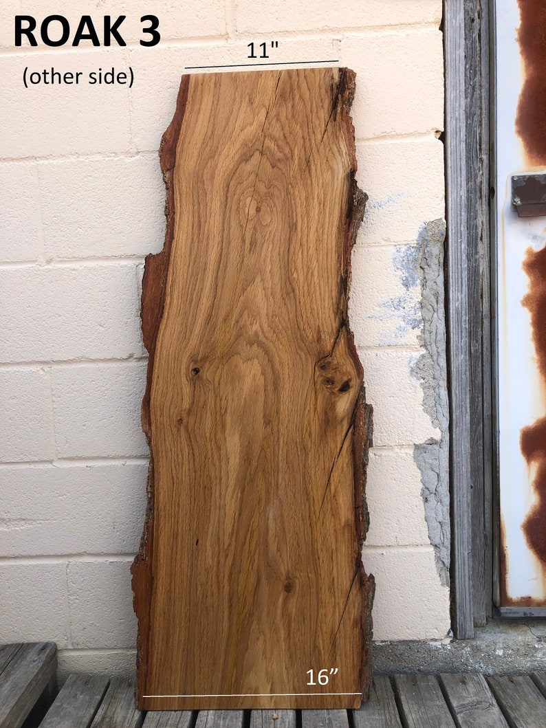 Red Oak Live Edge Slabs for Making Table Tops, Stands, Counters ...