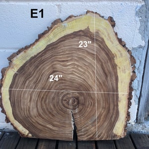 Live Edge Elm Slabs Light Brown Color Cool Grain Patterns - Etsy