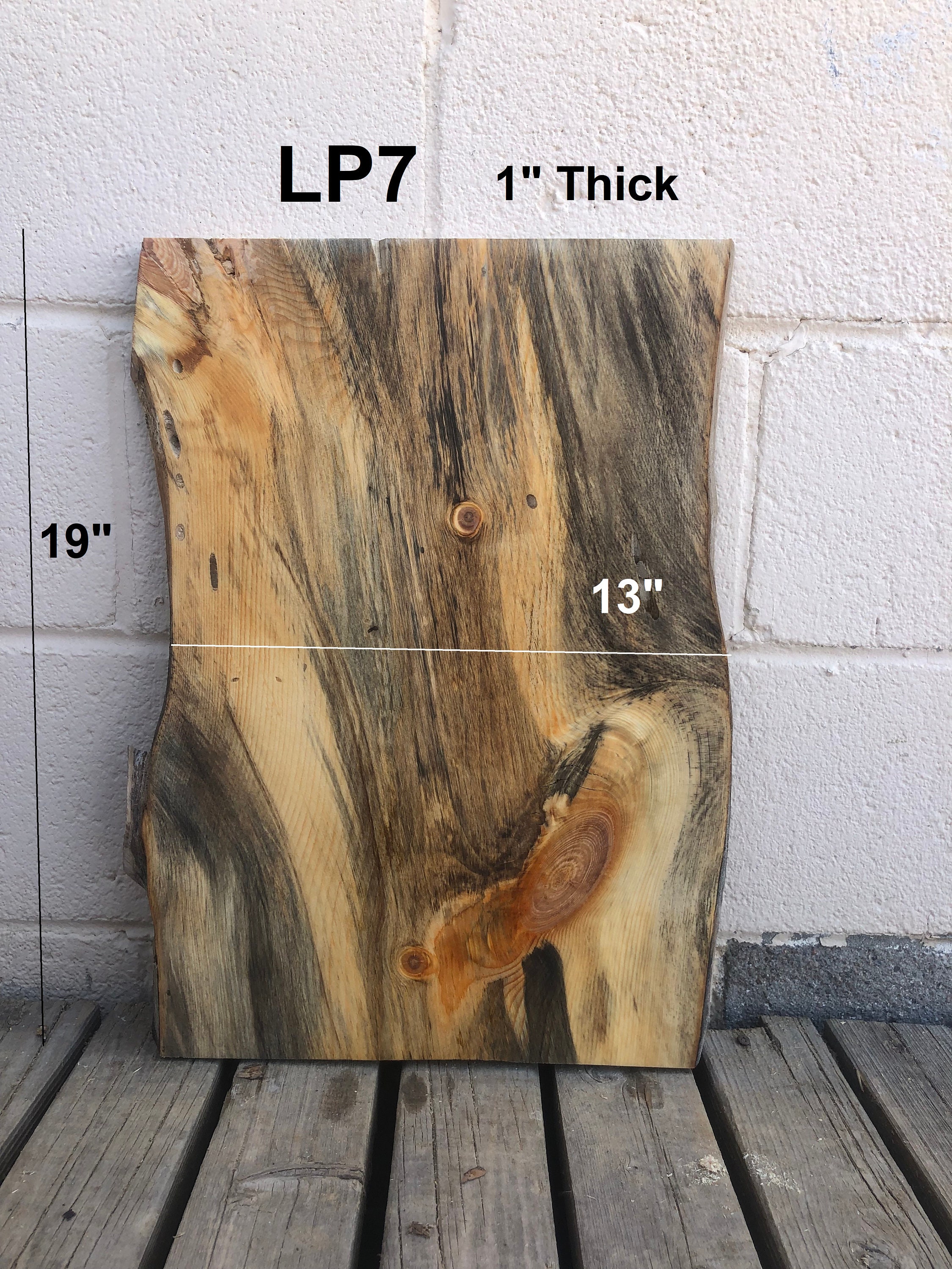 Blue Stain Pine Live Edge Slabs, Wood Table Tops - Etsy