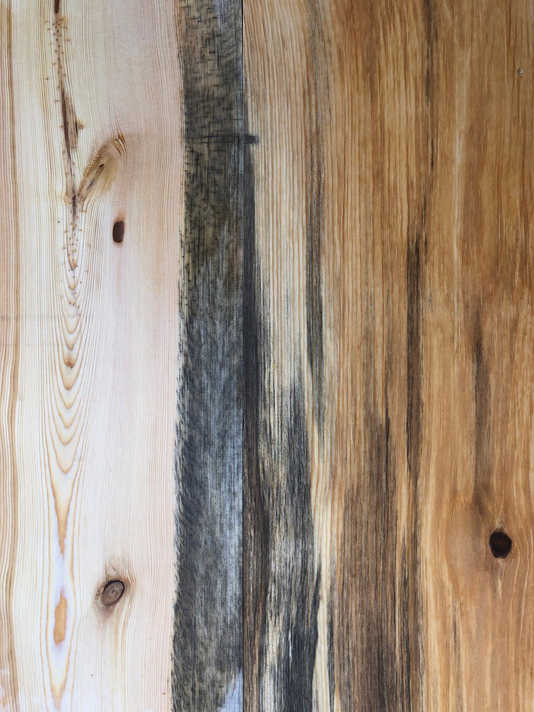 1x6" Blue Pine Boards, Natural Spalting, Over 8 Foot Length Available ...