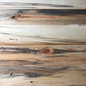 1x6" Blue Pine Boards, Natural Spalting, Over 8 Foot Length Available ...