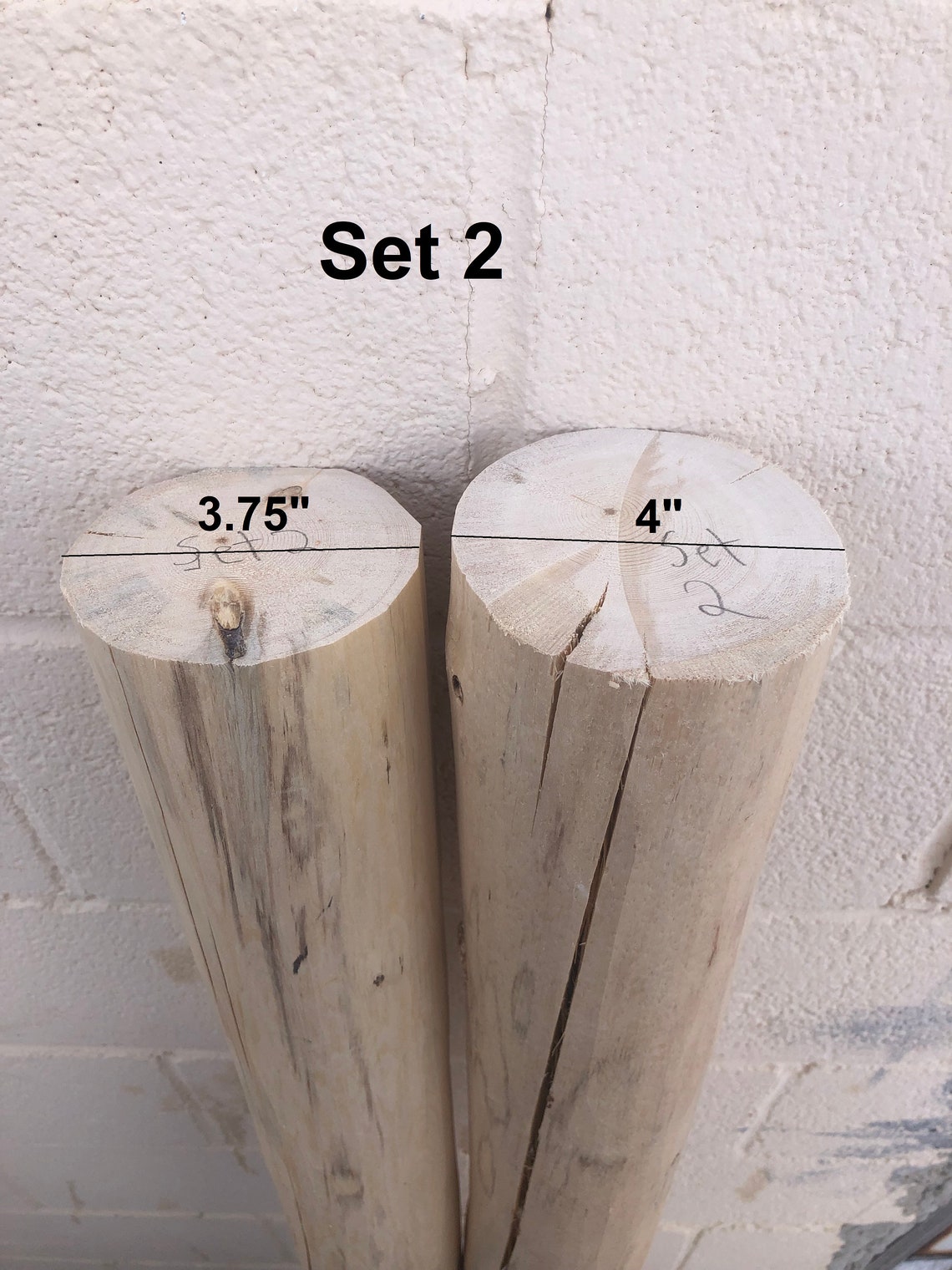 Hand-peeled Log Posts and Poles - Etsy