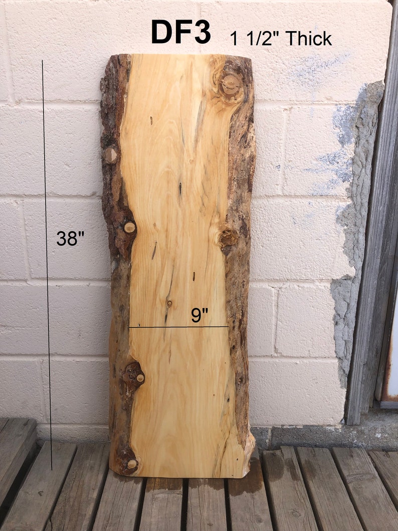 Douglas Fir Live Edge Slabs - Etsy