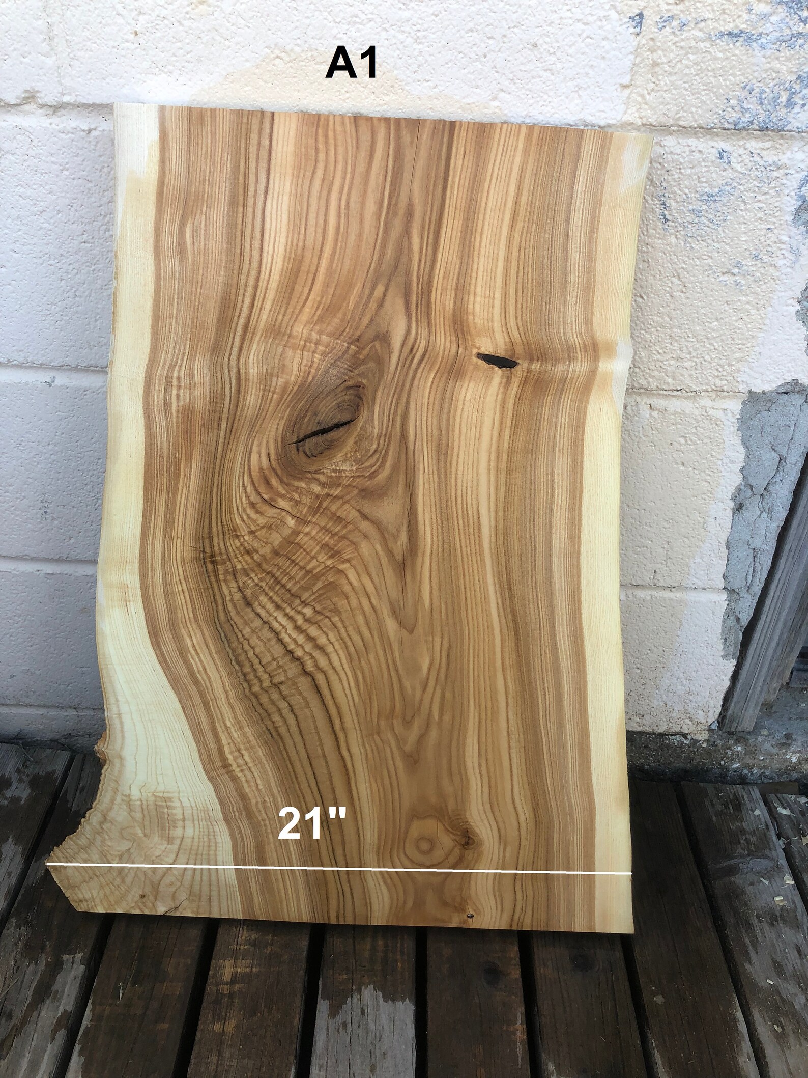 Desk Table Top Live Edge Ash Wood Slabs - Etsy