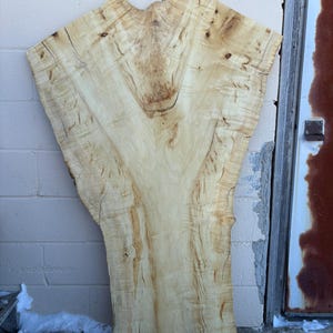 Box Elder Live Edge Slabs, Light Colorful Patterns, Planed Flat ...