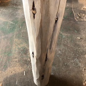 Hand-peeled Logs, Hewn Posts of Wood, Rustic Wooden Poles, Carved by ...