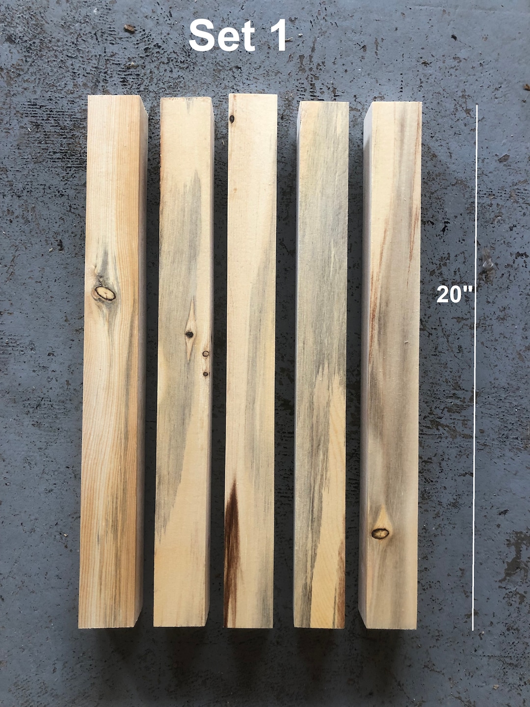 Blue Pine Wood Posts - Etsy