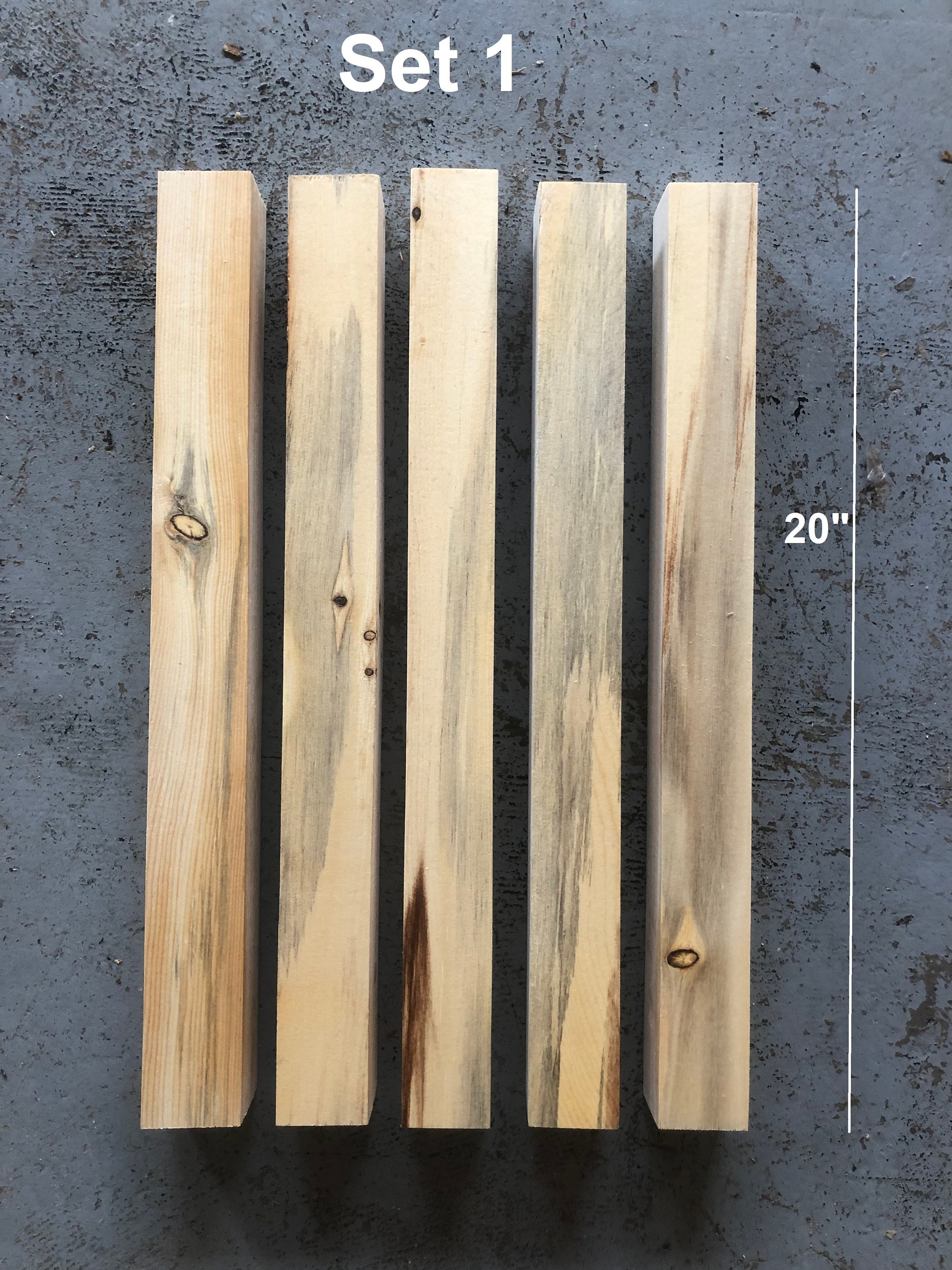 Blue Pine Wood Posts - Etsy