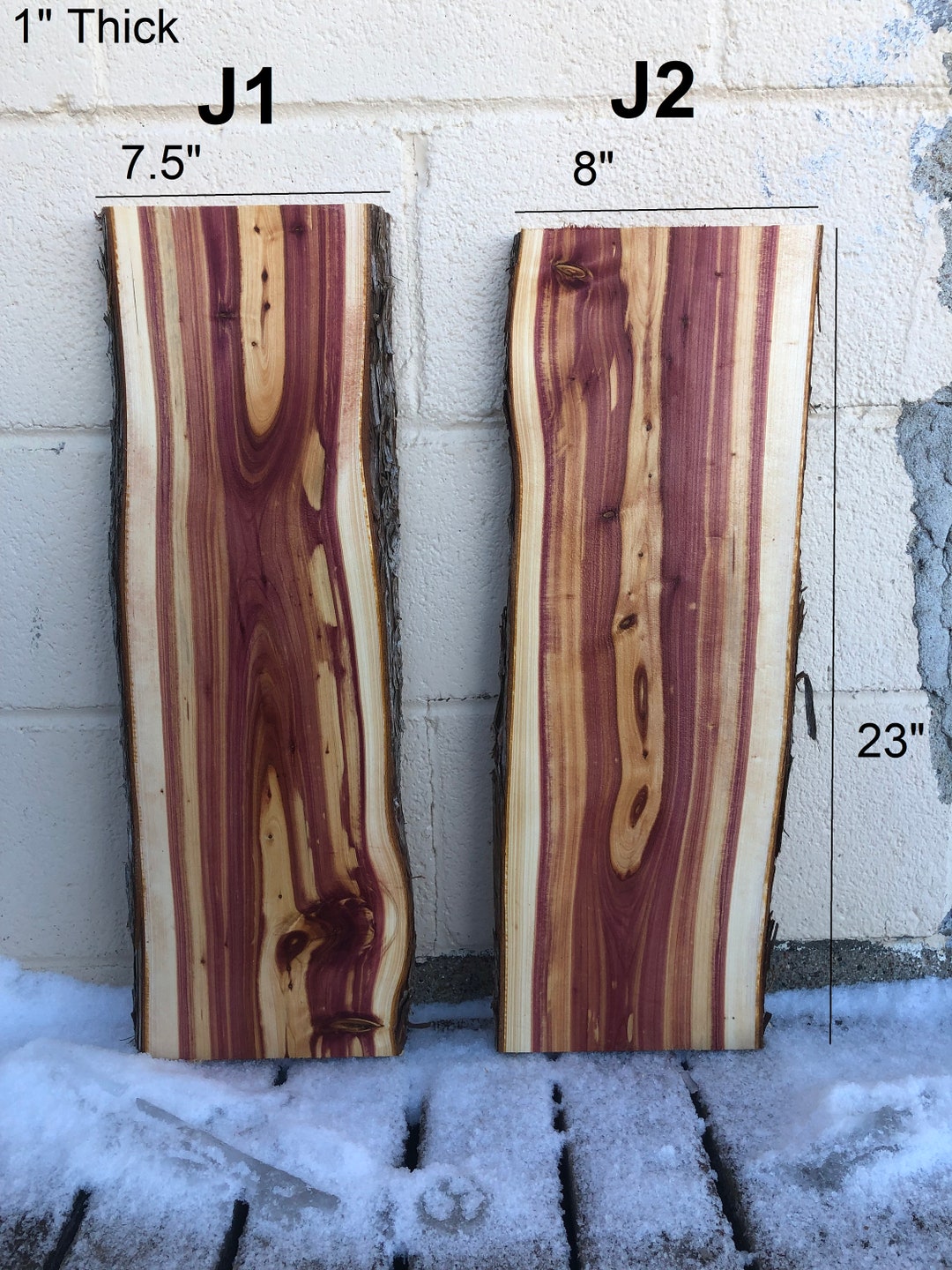 Live Edge Juniper Wood Boards - Etsy