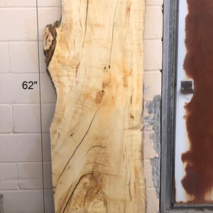 Box Elder Live Edge Slabs, Light Colorful Patterns, Planed Flat ...