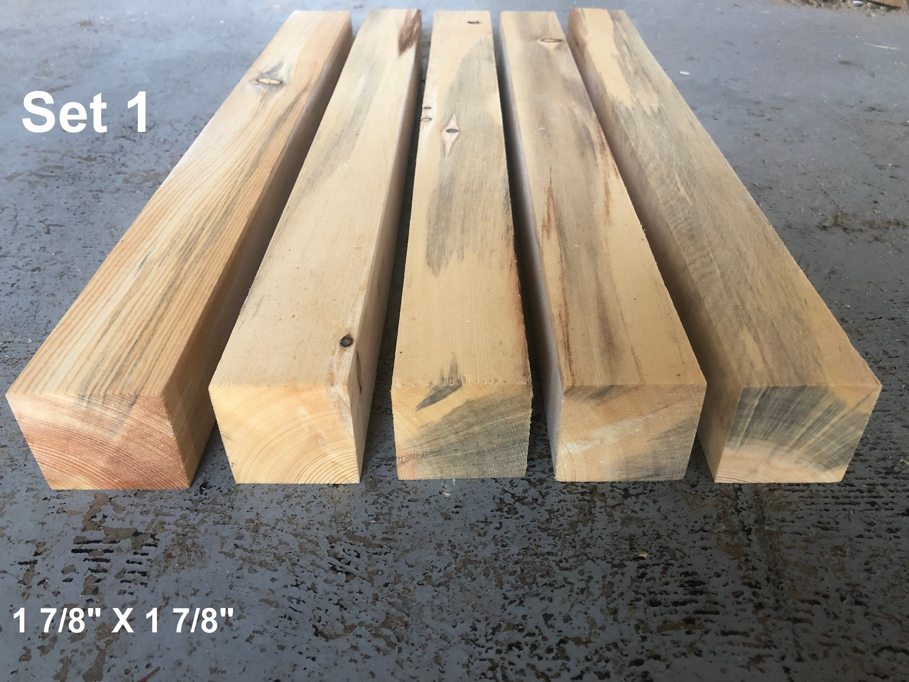 Blue Pine Wood Posts - Etsy