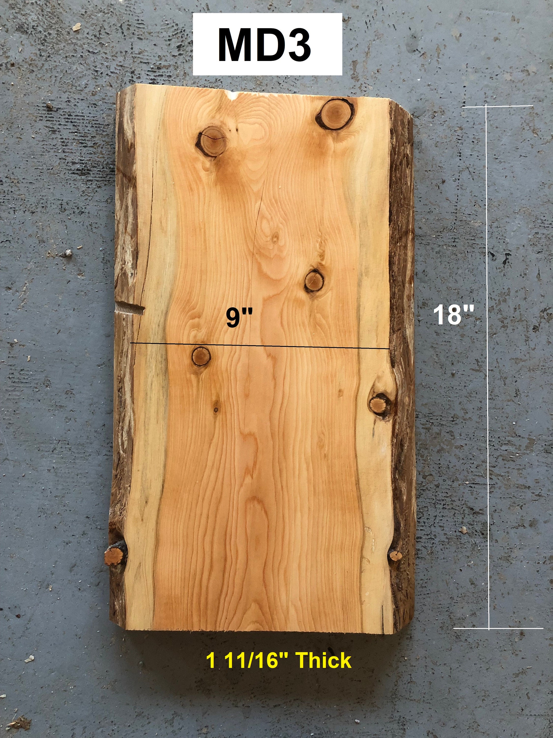 Douglas Fir Live Edge Mini Slabs - Etsy