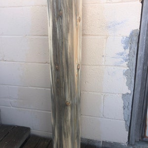 Knotty Wood Beam Post, Knotty, Spalting, Wavy Grains, Blue Pine, Beetle ...