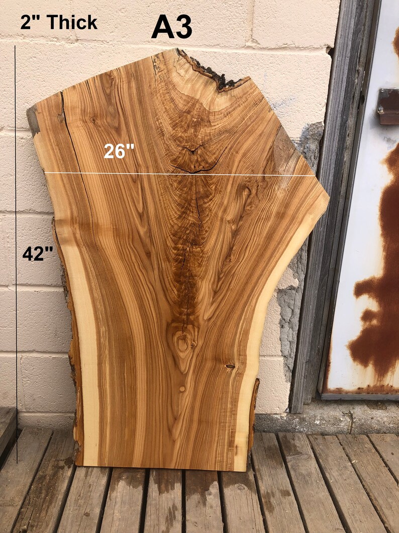 Desk Table Top Live Edge Ash Wood Slabs - Etsy