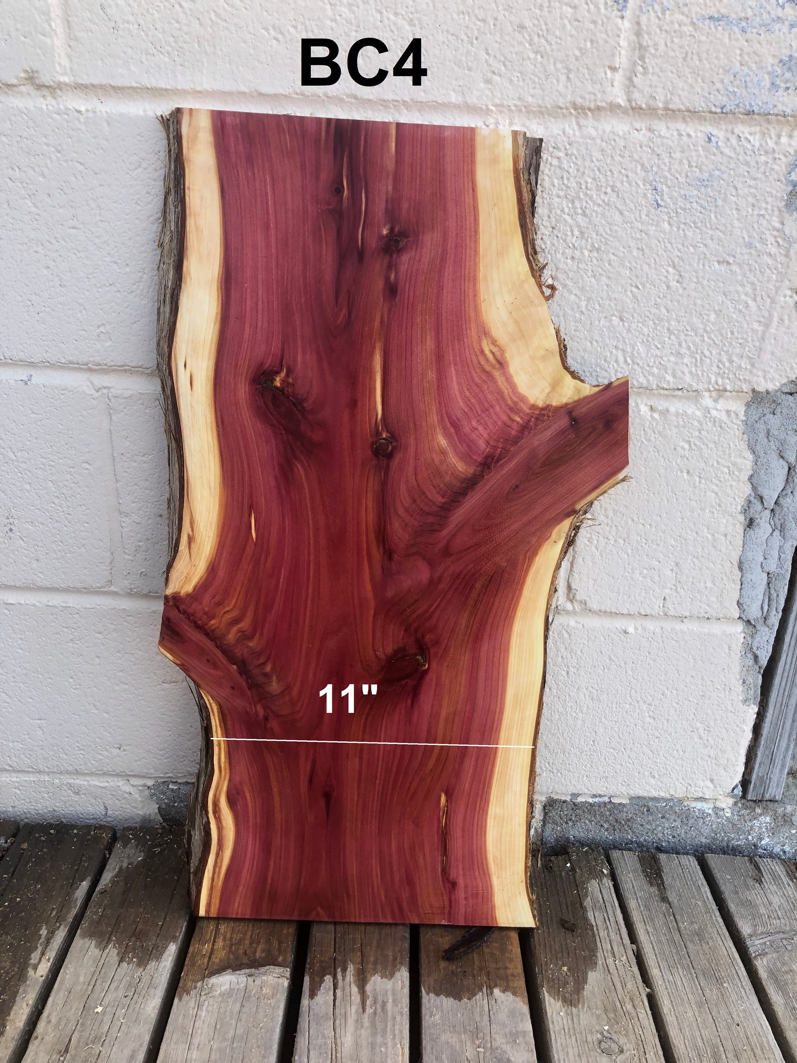 Eastern Red Cedar Live Edge Slabs for Sale - Etsy