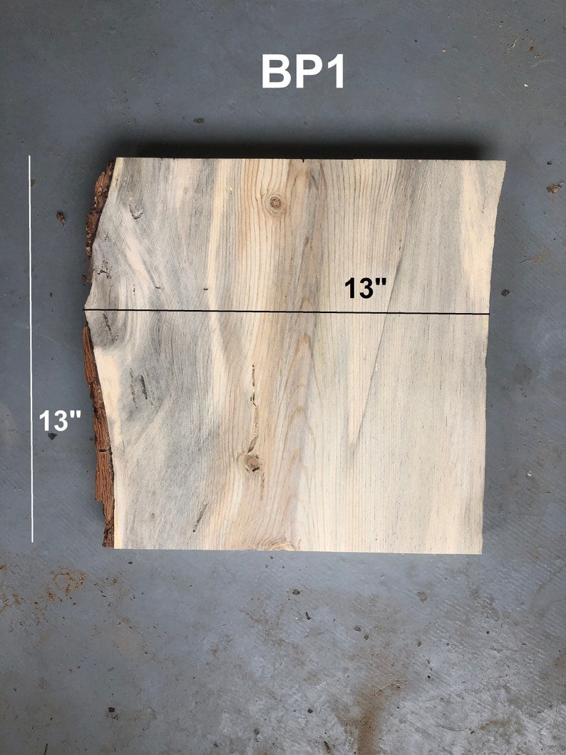 Live Edge Blue Stain Pine Mini Slabs - Etsy