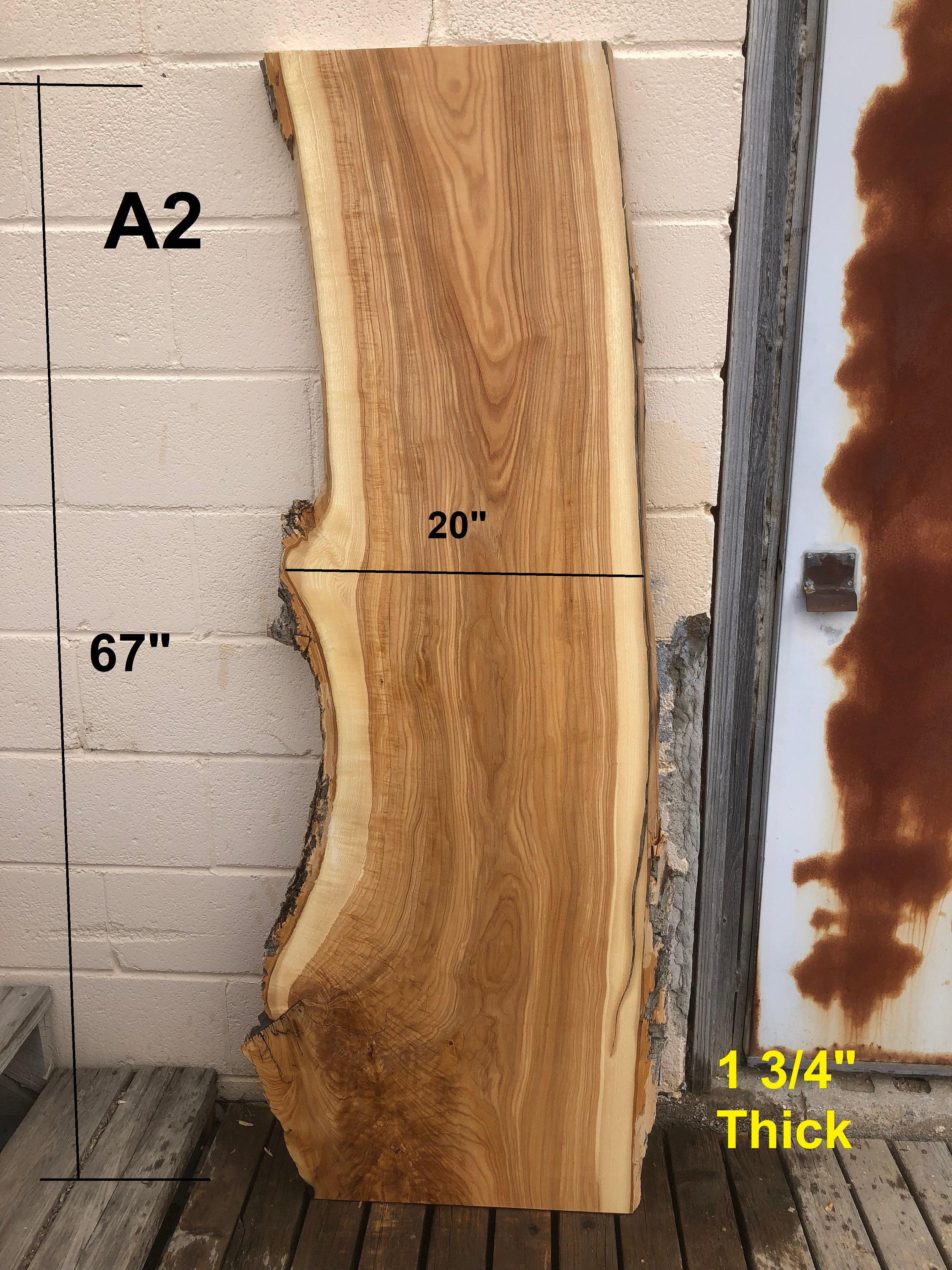 Desk Table Top Live Edge Ash Wood Slabs - Etsy